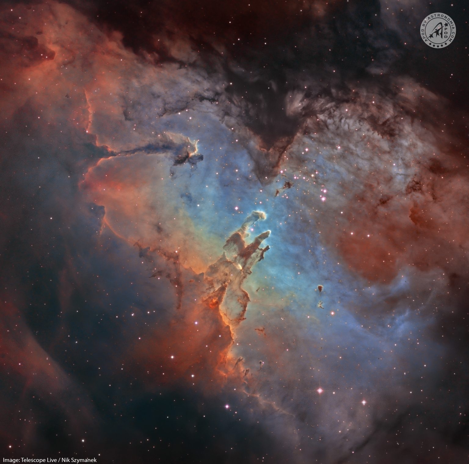 Nebulosa Aquila - M16 - APOD by Astronomia.com