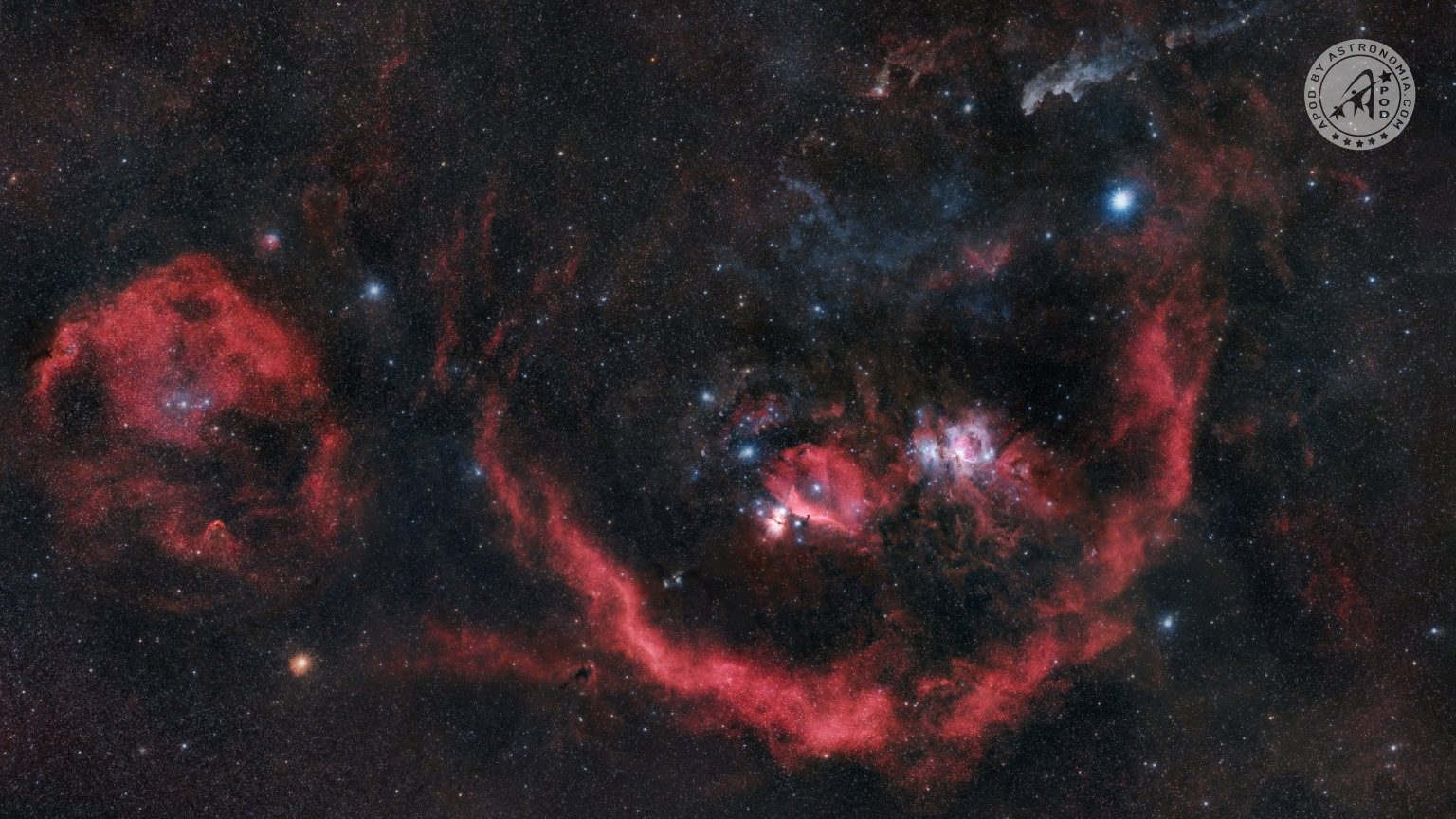 Anatomia di Orione – APOD by Astronomia.com