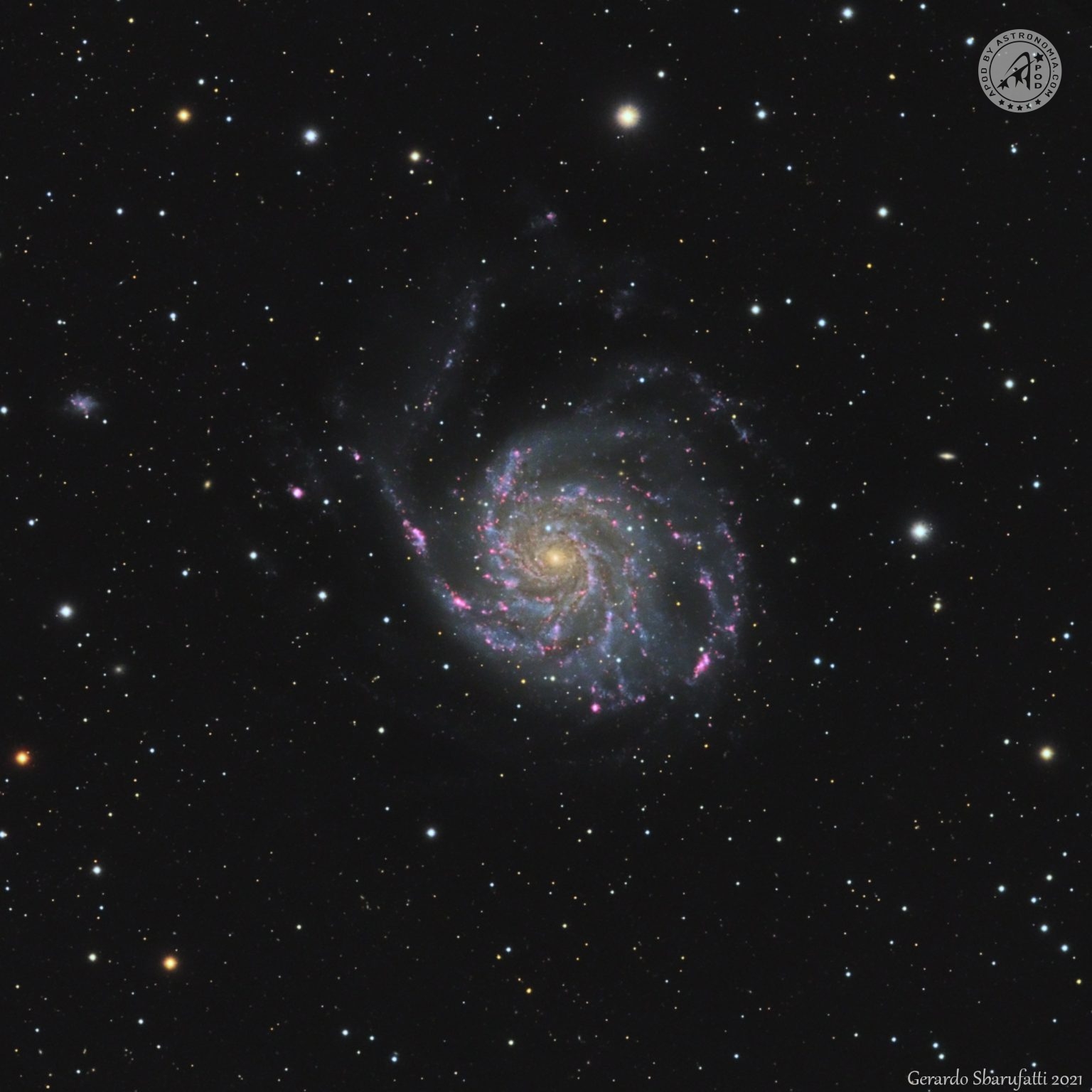 M101 – Una girandola nell’Orsa Maggiore – APOD by Astronomia.com