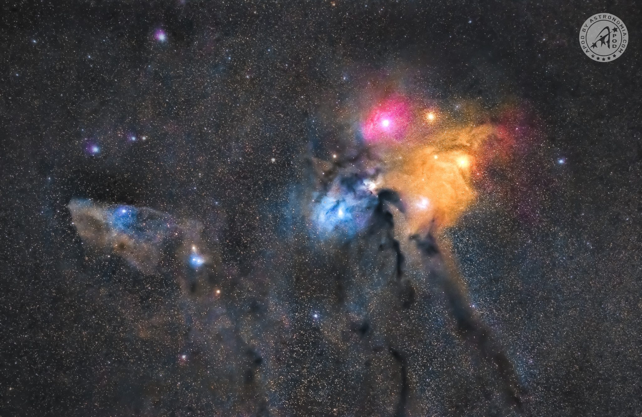 Il complesso di Rho Ophiuchi - APOD by Astronomia.com