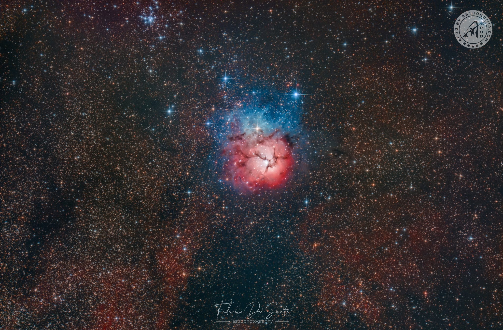 Nebulosa Trifida - APOD by Astronomia.com