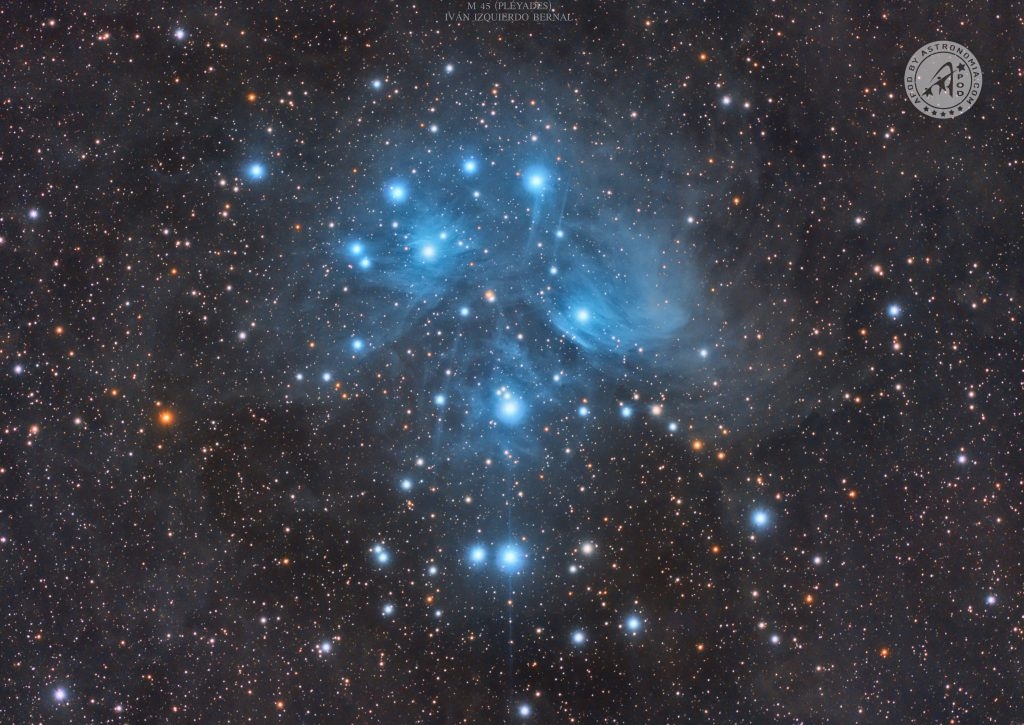 La Magia delle Pleiadi - APOD by Astronomia.com