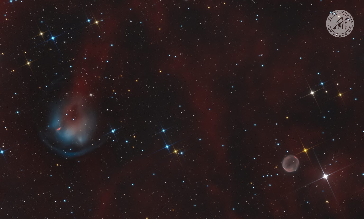 HFG1 e Abell6 - APOD by Astronomia.com