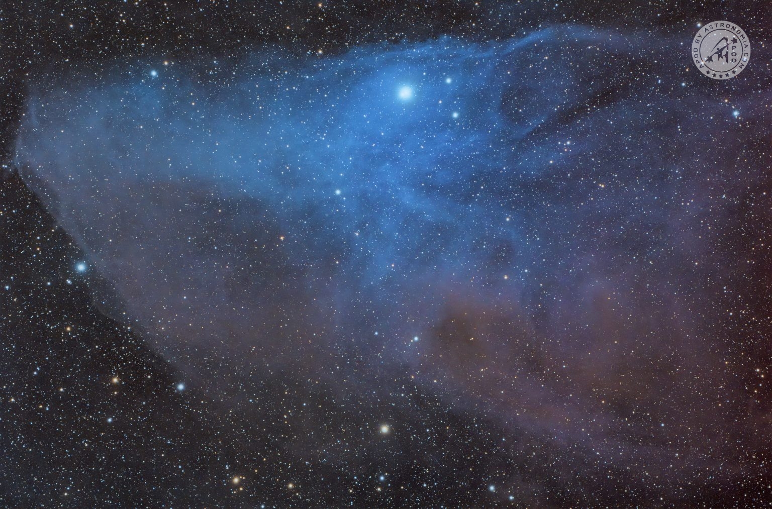 Nebulosa Testa di Cavallo Blu - APOD by Astronomia.com