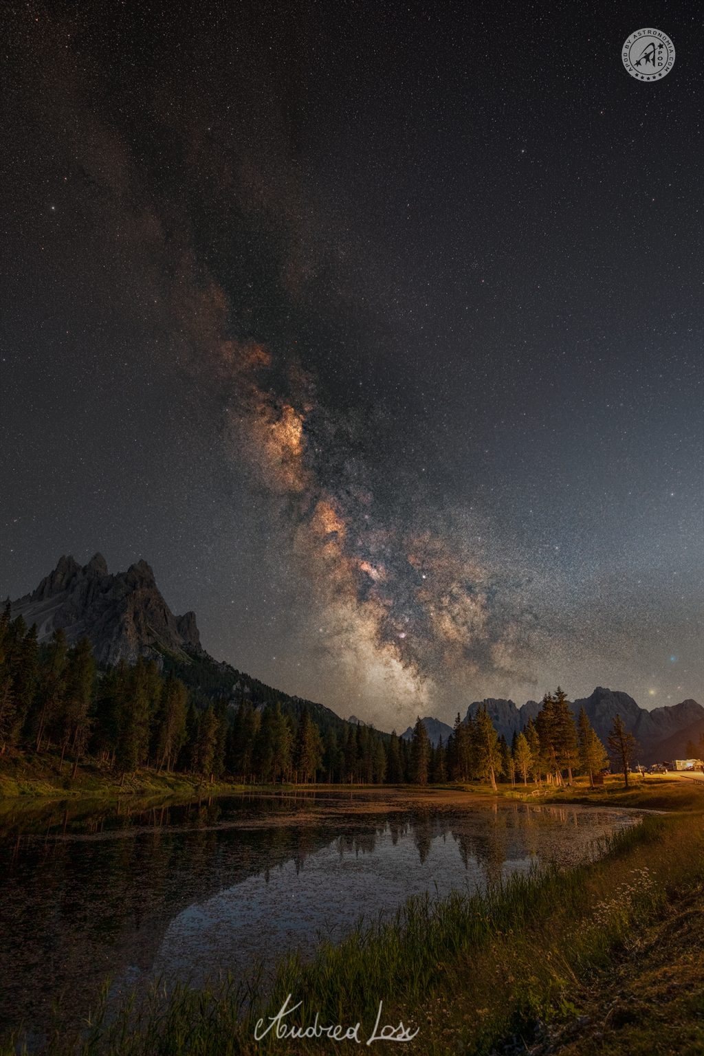 Via Lattea sulle Dolomiti – APOD by Astronomia.com
