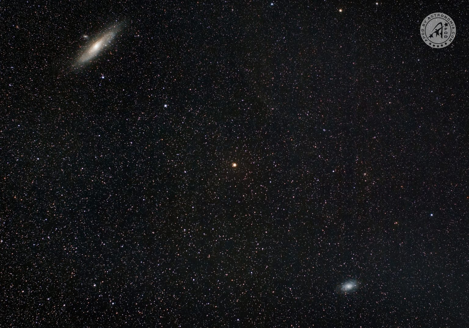 Un Tris celeste - APOD by Astronomia.com