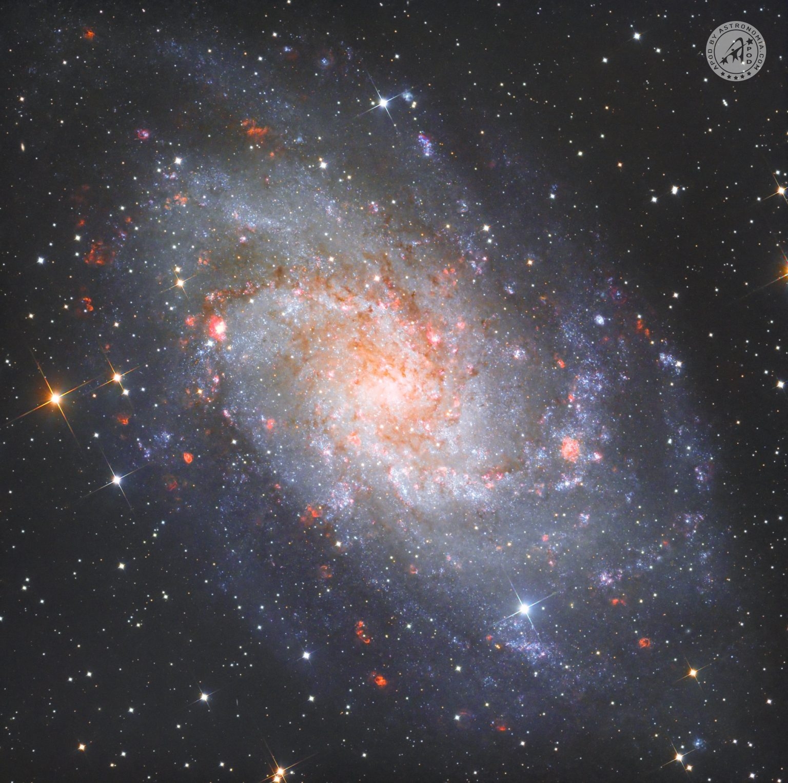 Galassia Triangolo M33 - APOD by Astronomia.com