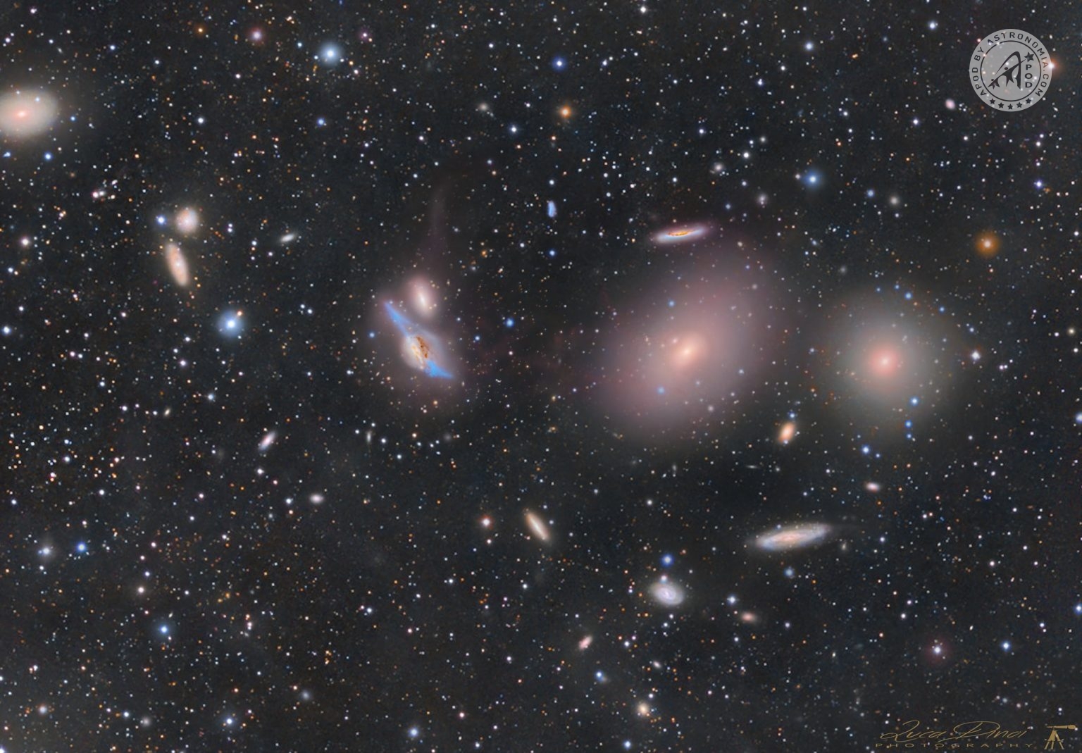 La catena di Markarian - APOD by Astronomia.com