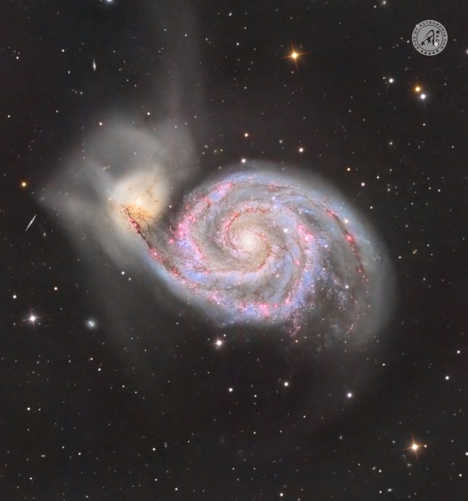 Due anni di M51 - APOD by Astronomia.com