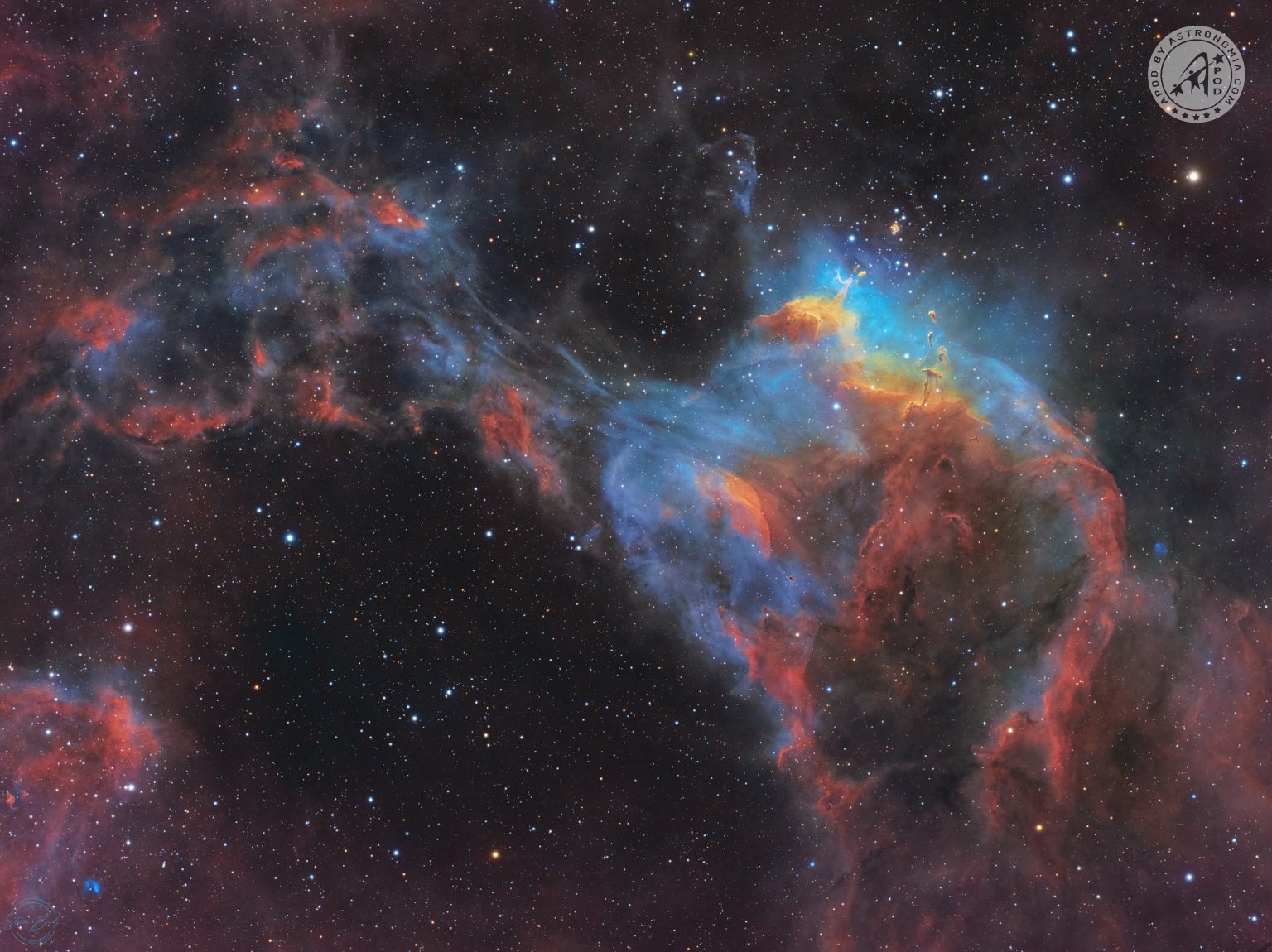 NGC 3752 e i girini del Sud - APOD by Astronomia.com