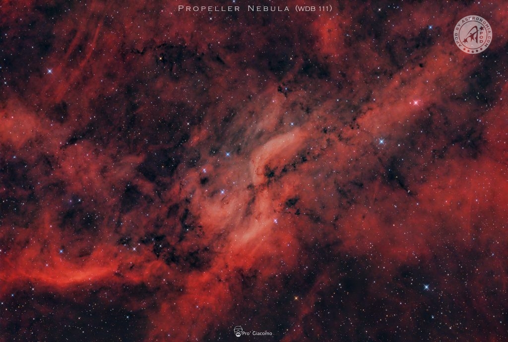 Propeller Nebula - APOD by Astronomia.com