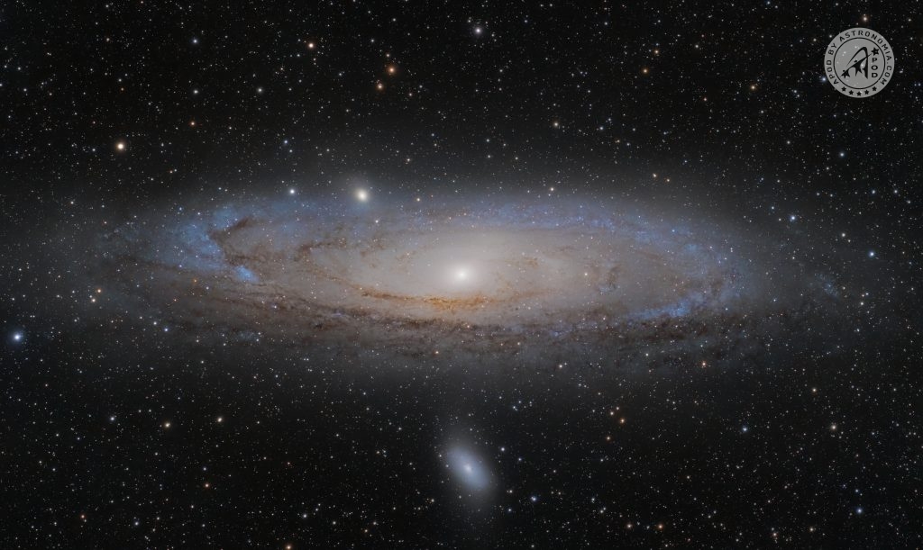 La galassia di Andromeda in HDR e alta definizione - APOD by Astronomia.com