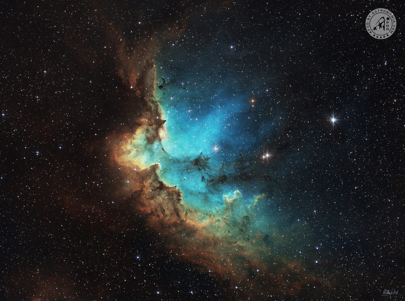 The Wizard Nebula - APOD by Astronomia.com