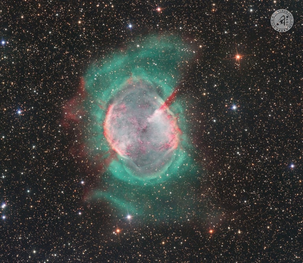Dumbbell Nebula M27 - APOD by Astronomia.com