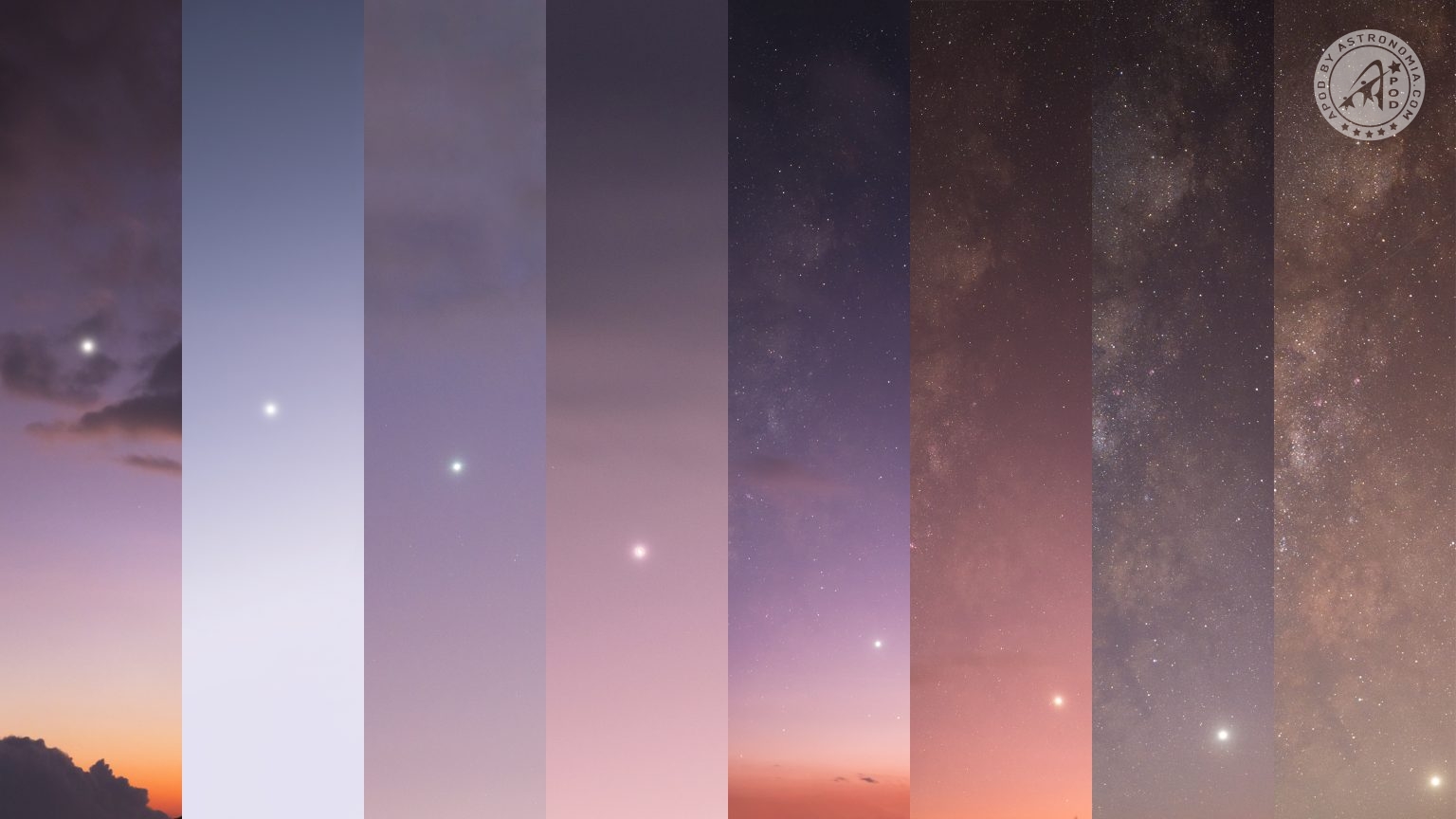 Venere tra i colori del crepuscolo - APOD by Astronomia.com