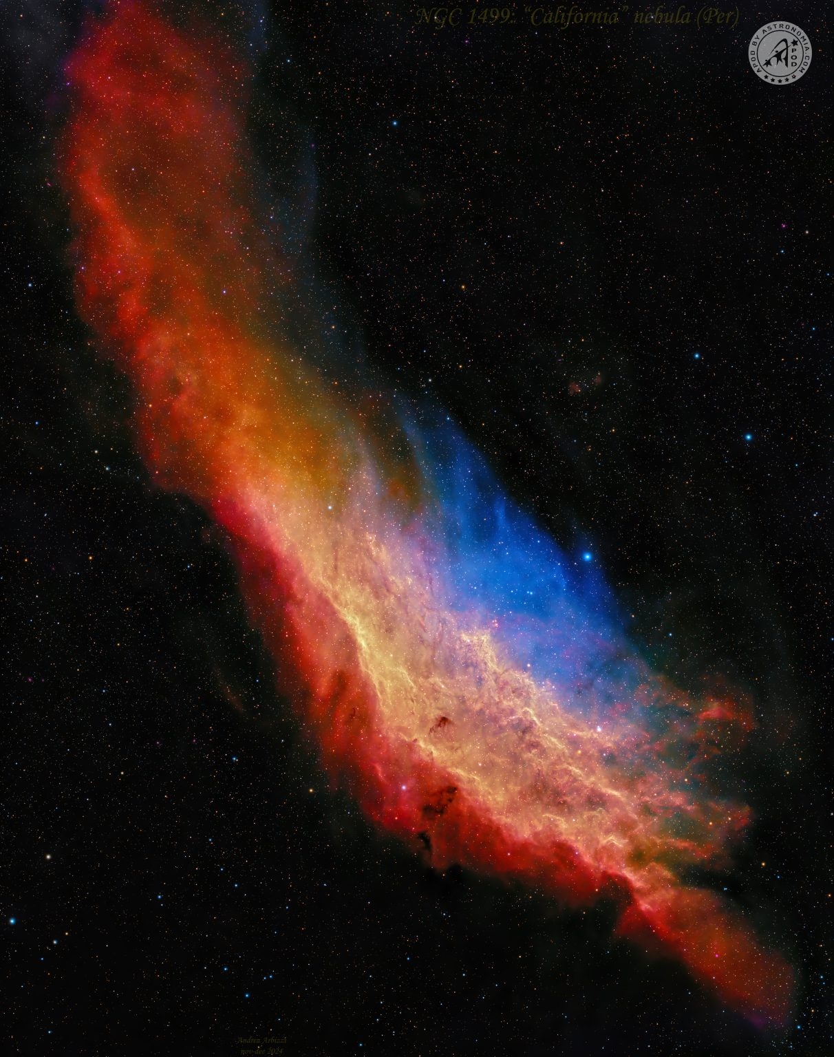 Nebulosa California (NGC 1499) - APOD by Astronomia.com