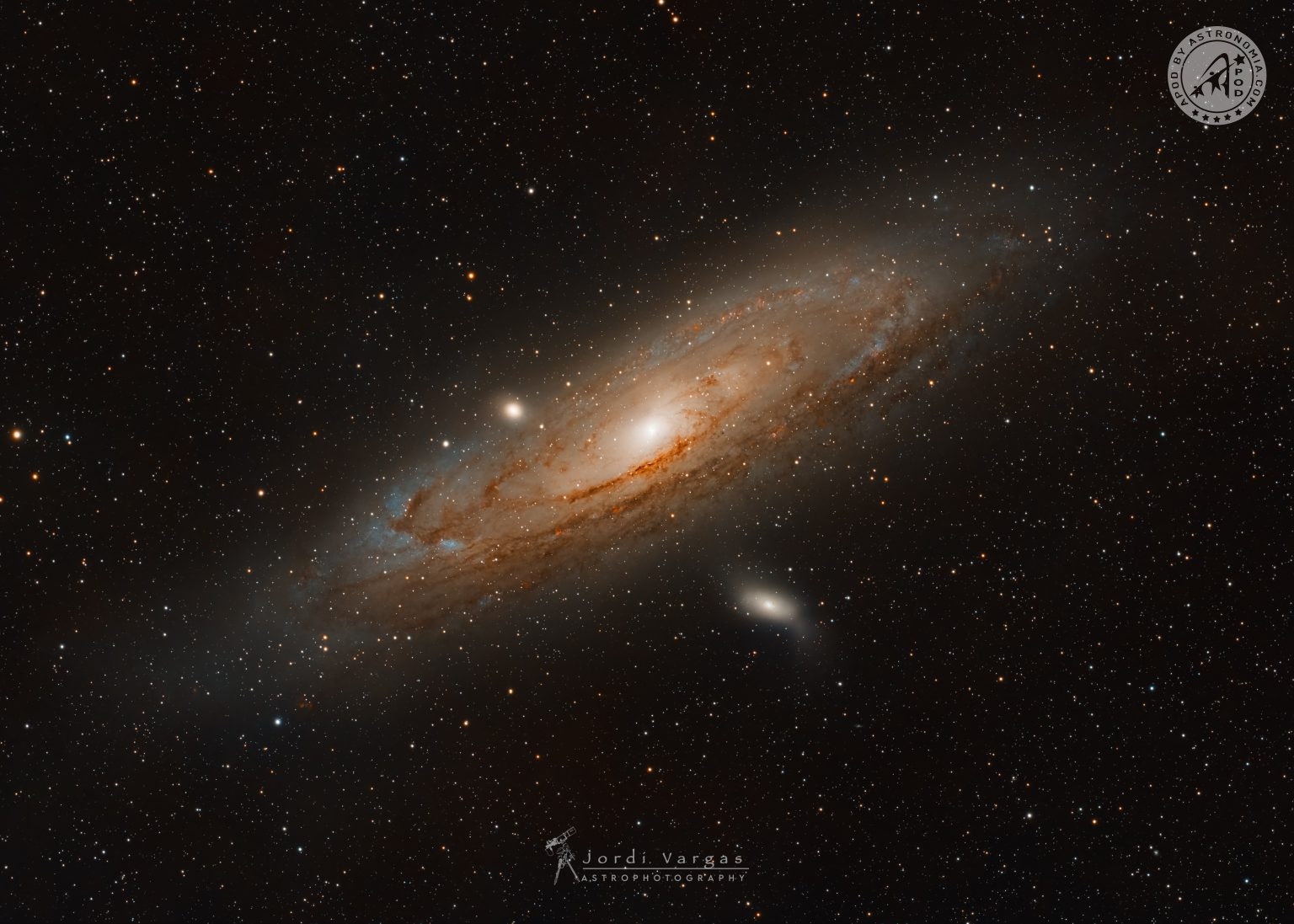 Galassia di Andromeda - APOD by Astronomia.com