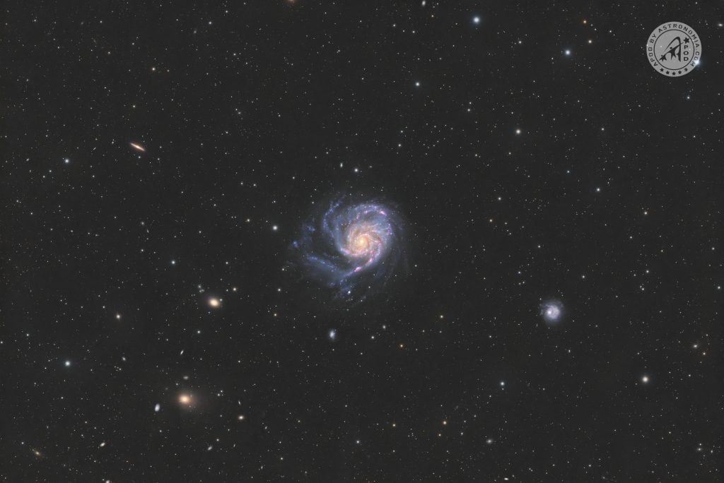 M101, una girandola nell'Orsa Maggiore - APOD by Astronomia.com