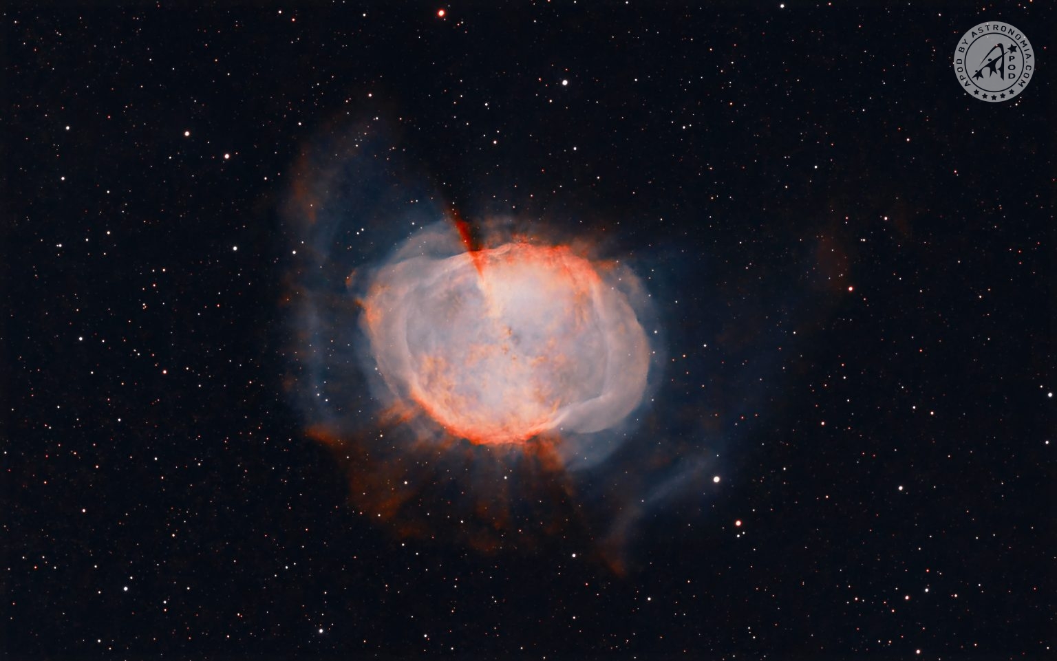 M27 - Dumbbell Nebula - APOD by Astronomia.com