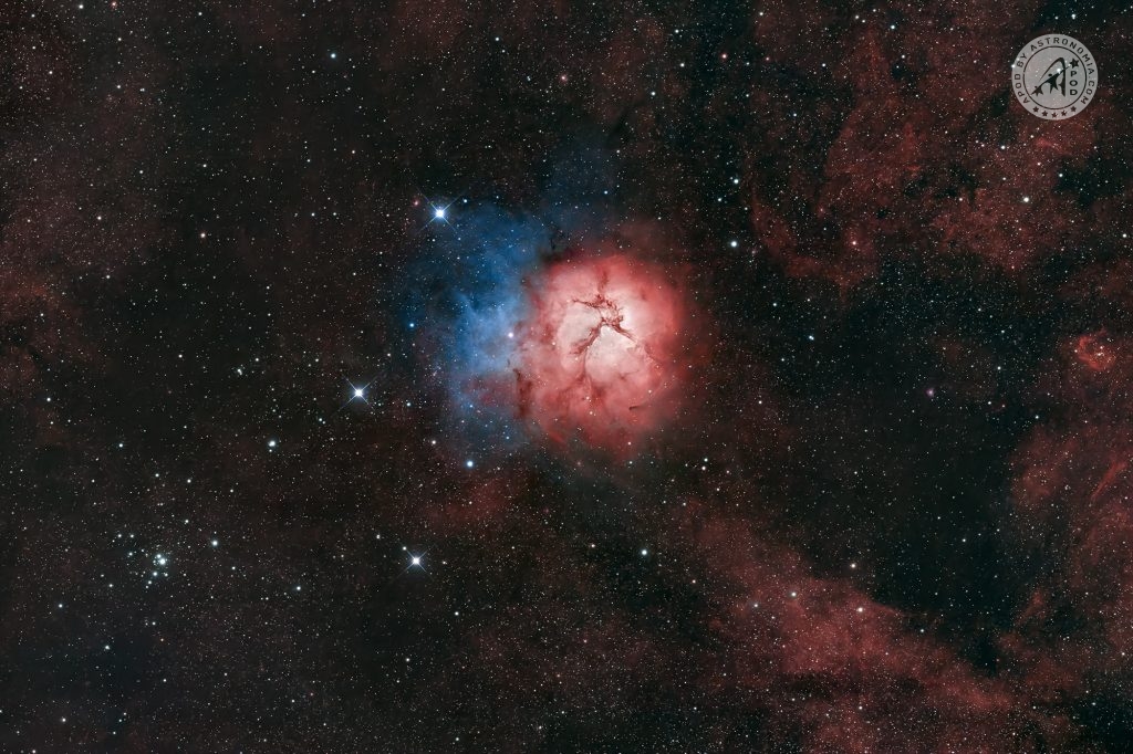 Nebulosa Trifida M20 - APOD by Astronomia.com