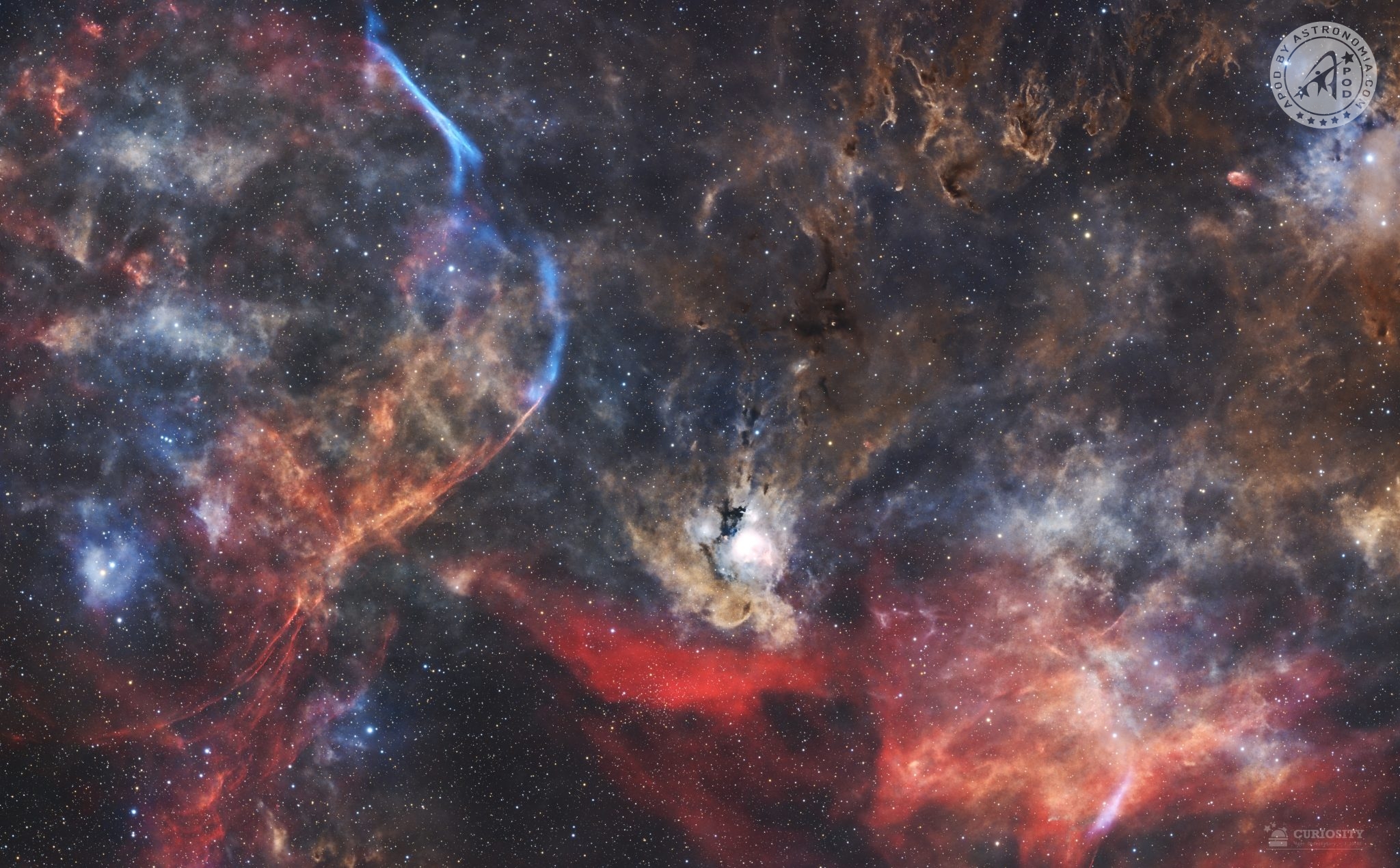 NGC7129 e il mistero dell'ammasso NGC7142 - APOD by Astronomia.com